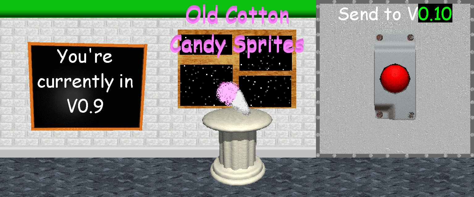 Old Cotton Candy Sprites Mod for Baldi's Basics | Baldi Mods
