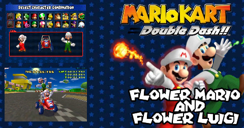 Fire Flower Mario and luigi Mod for Mario Kart: Double Dash!! | MKDD Mods