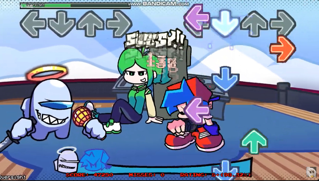 Mitori but she's a GF skin Mod for Friday Night Funkin' | FNF Mods