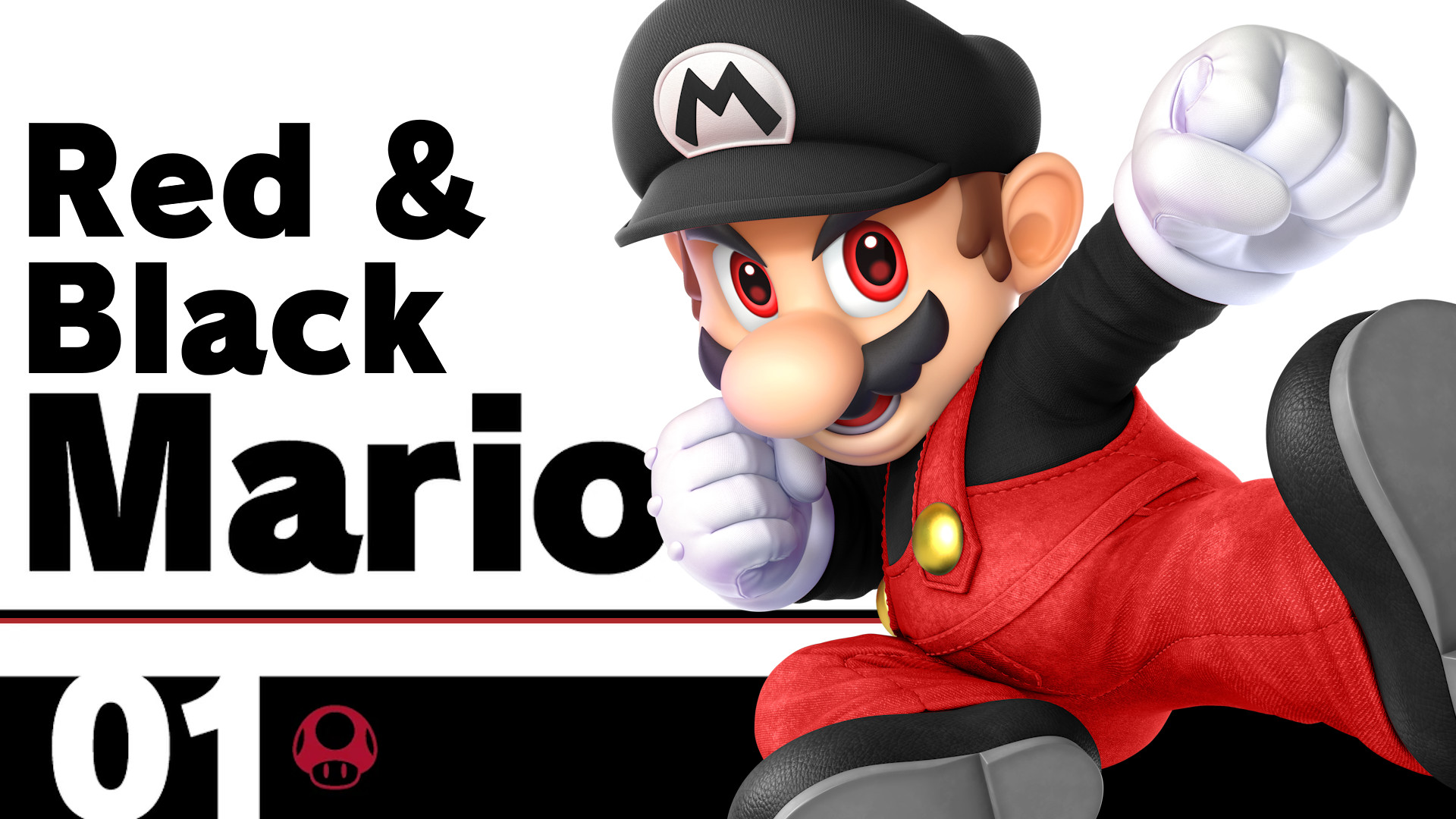 Red & Black Mario Mod for Super Smash Bros. Ultimate | SSBU Mods