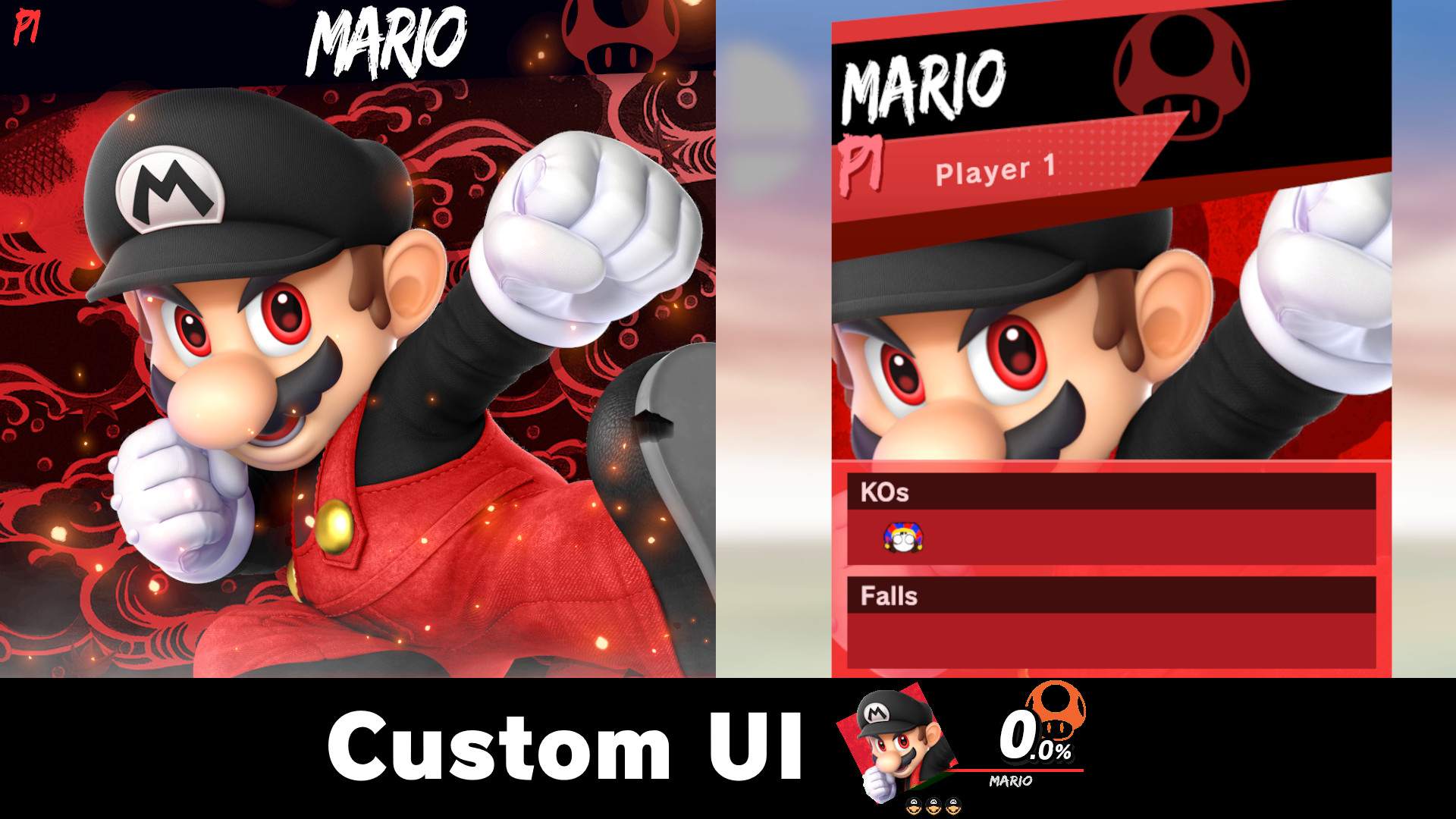 Red & Black Mario Mod for Super Smash Bros. Ultimate | SSBU Mods