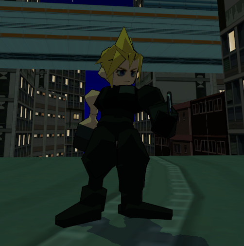 Low Poly Cloud (FF7) Mod for Bomb Rush Cyberfunk | BRC Mods
