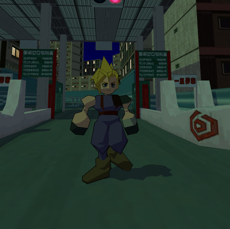 Low Poly Cloud (FF7) Mod for Bomb Rush Cyberfunk | BRC Mods