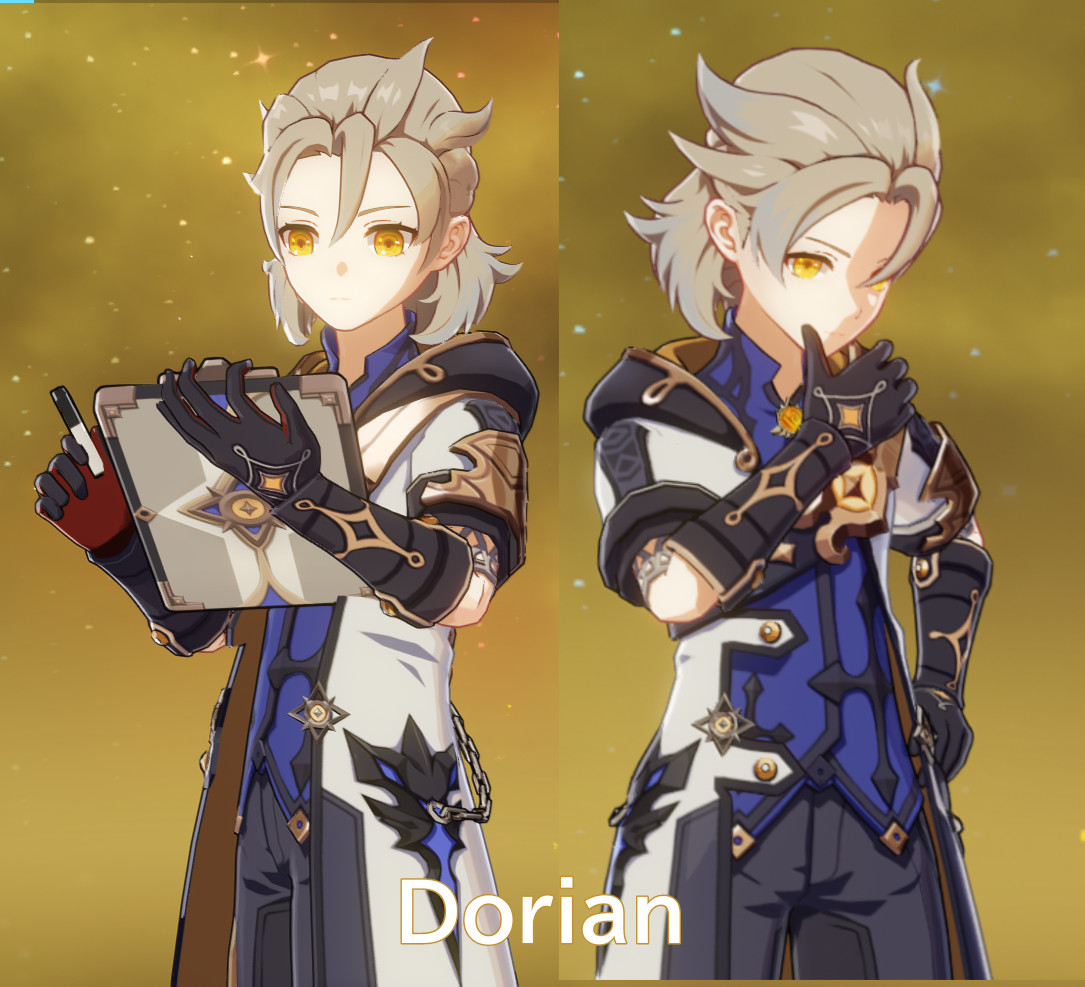 Albedo, Dorian and Fellflower all at once(+icons) Mod for Genshin ...