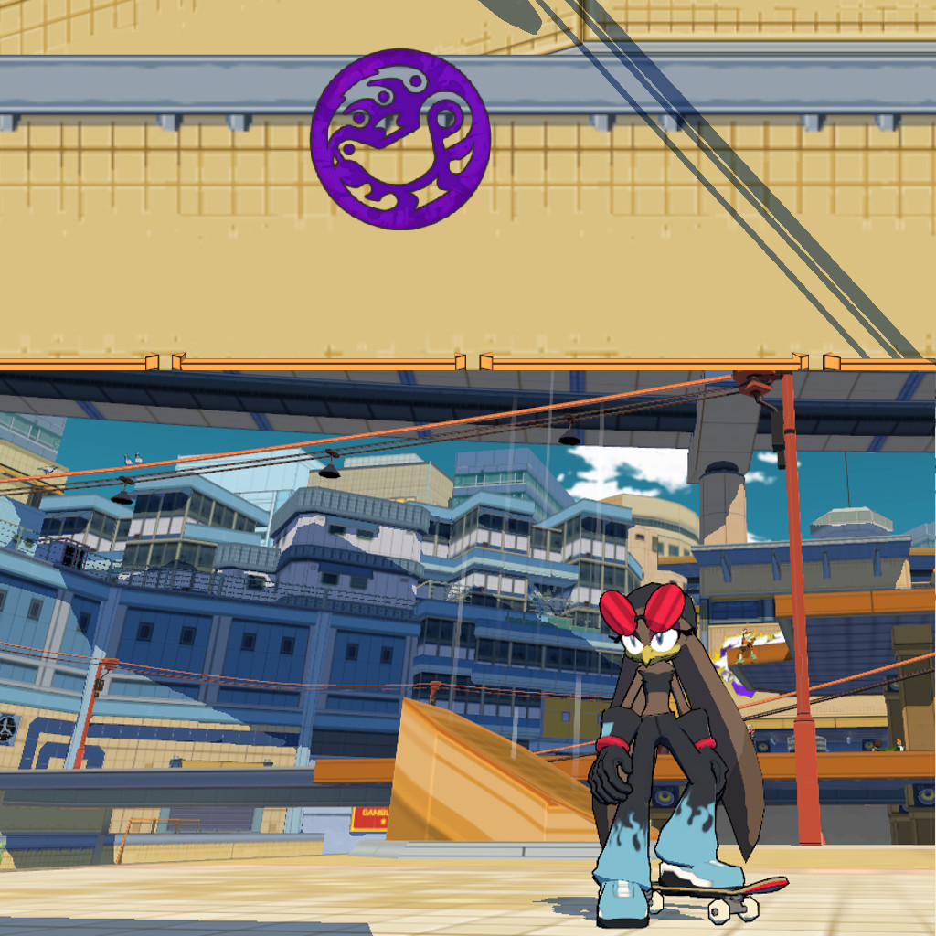 Wave The Swallow as graffiti gangstar Mod for Bomb Rush Cyberfunk | BRC ...