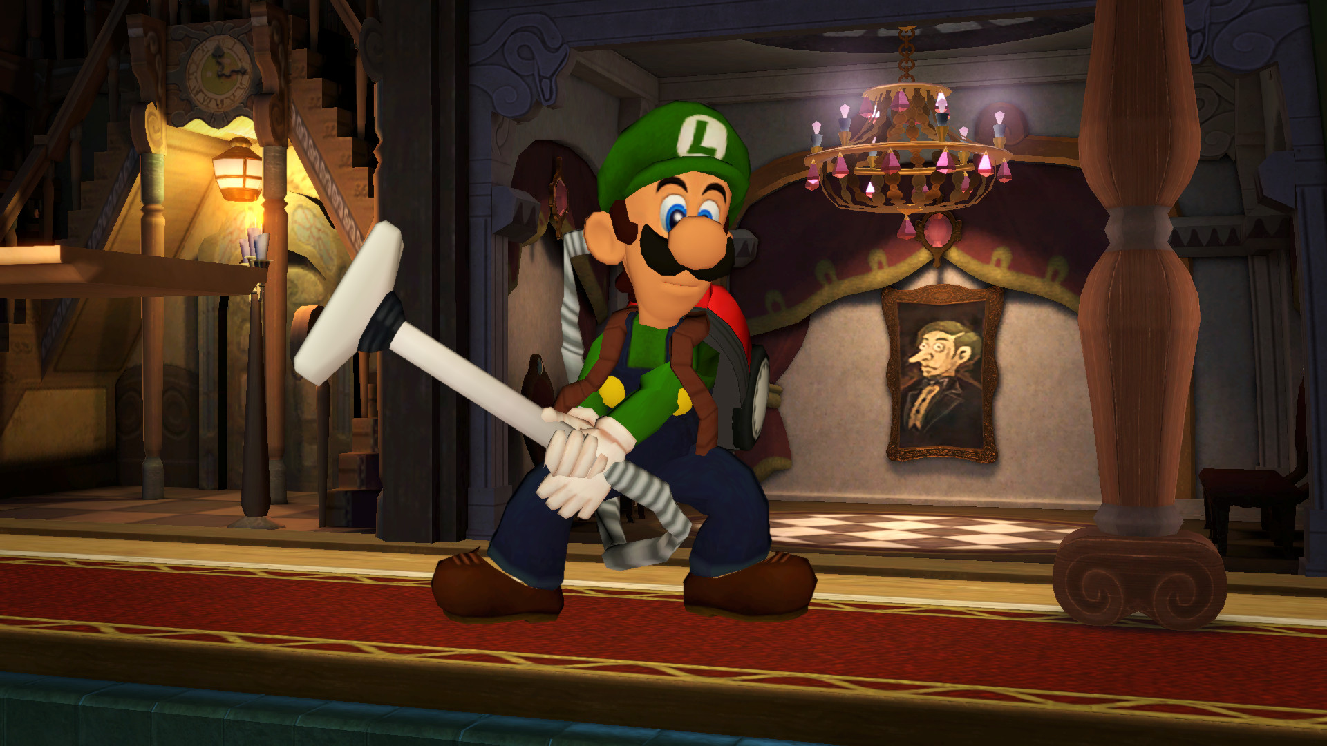 Poltergust Luigi (Luigi's Mansion) over Sora Mod for Super Smash Bros ...