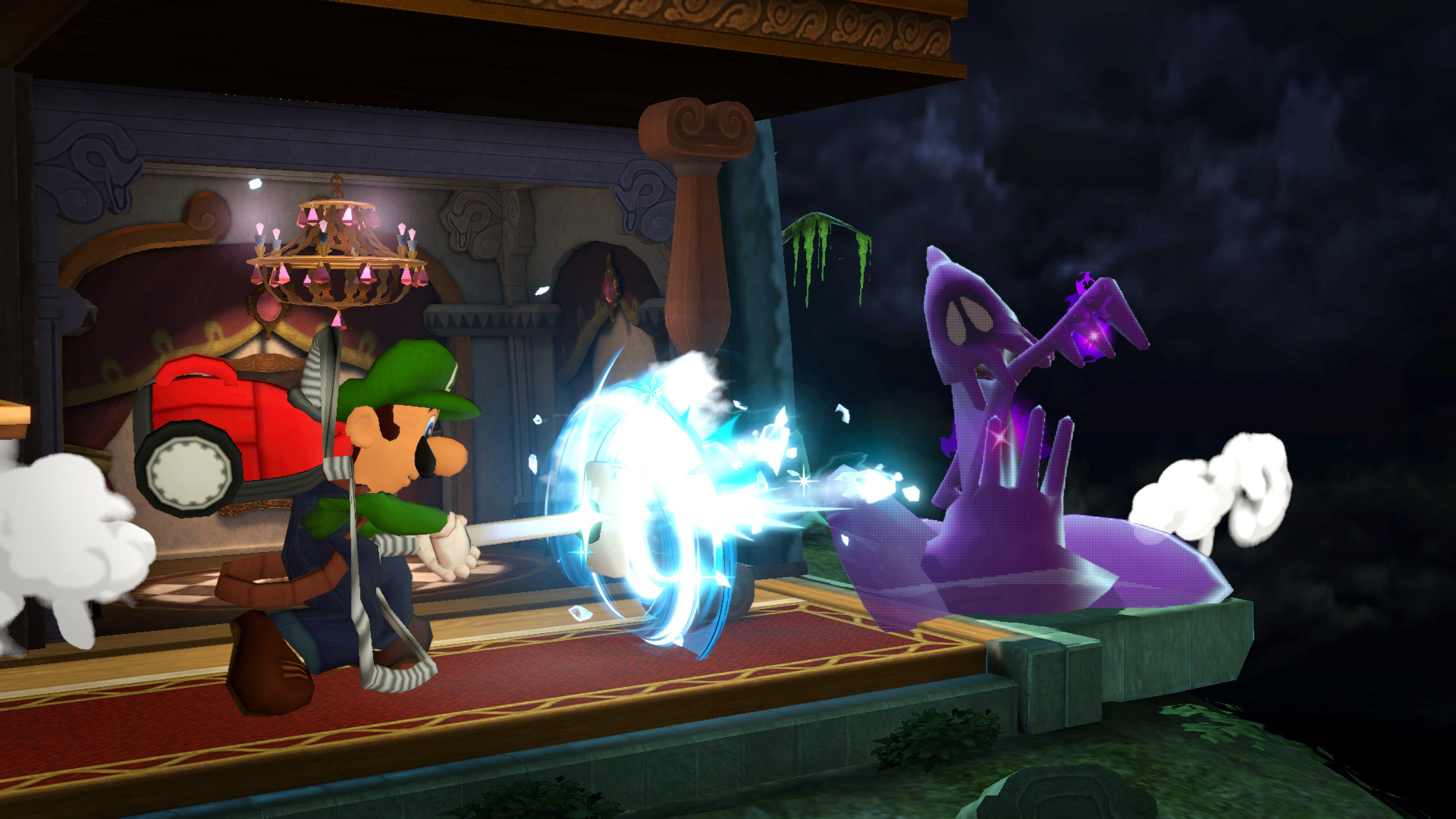 Poltergust Luigi (Luigi's Mansion) over Sora Mod for Super Smash Bros ...