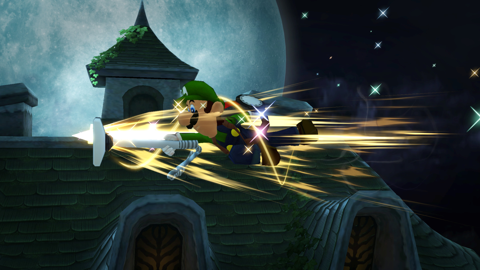 Poltergust Luigi (Luigi's Mansion) over Sora Mod for Super Smash Bros ...