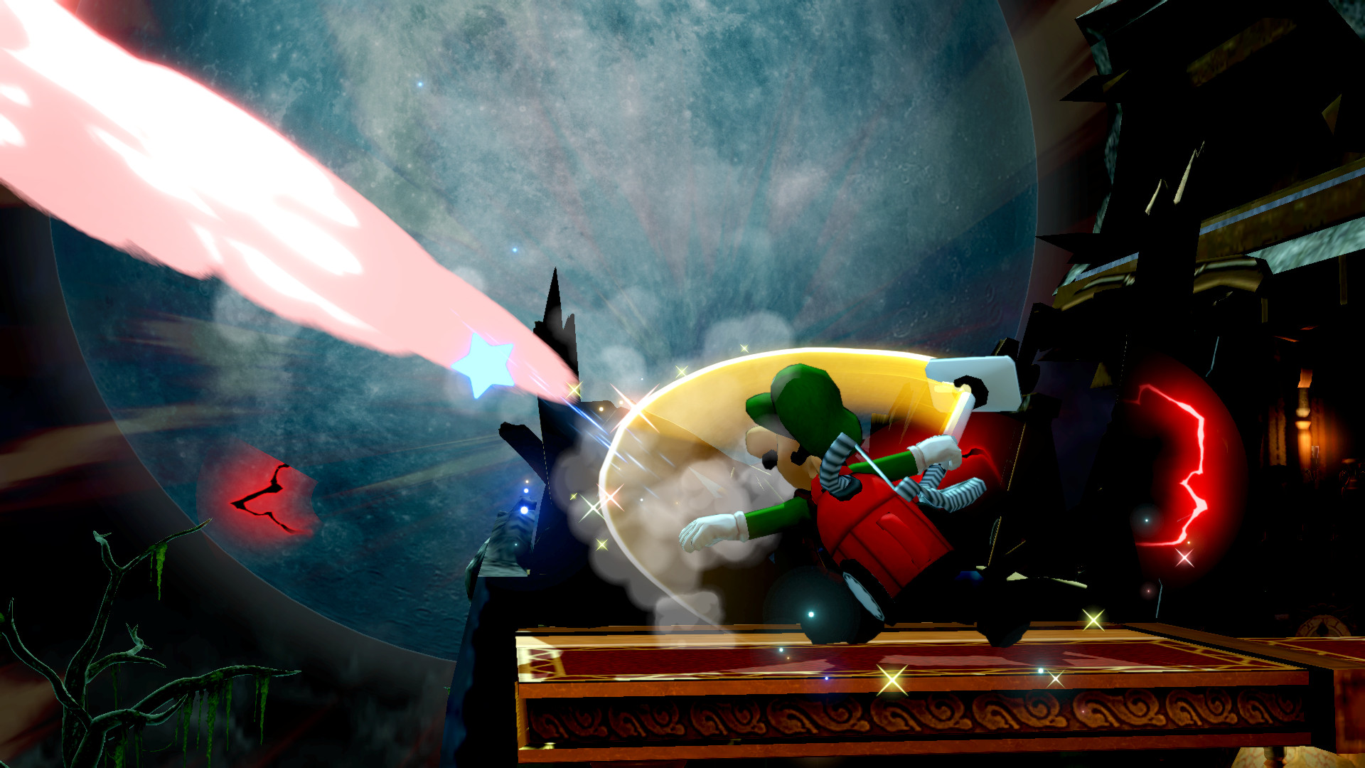 Poltergust Luigi (Luigi's Mansion) over Sora Mod for Super Smash Bros ...