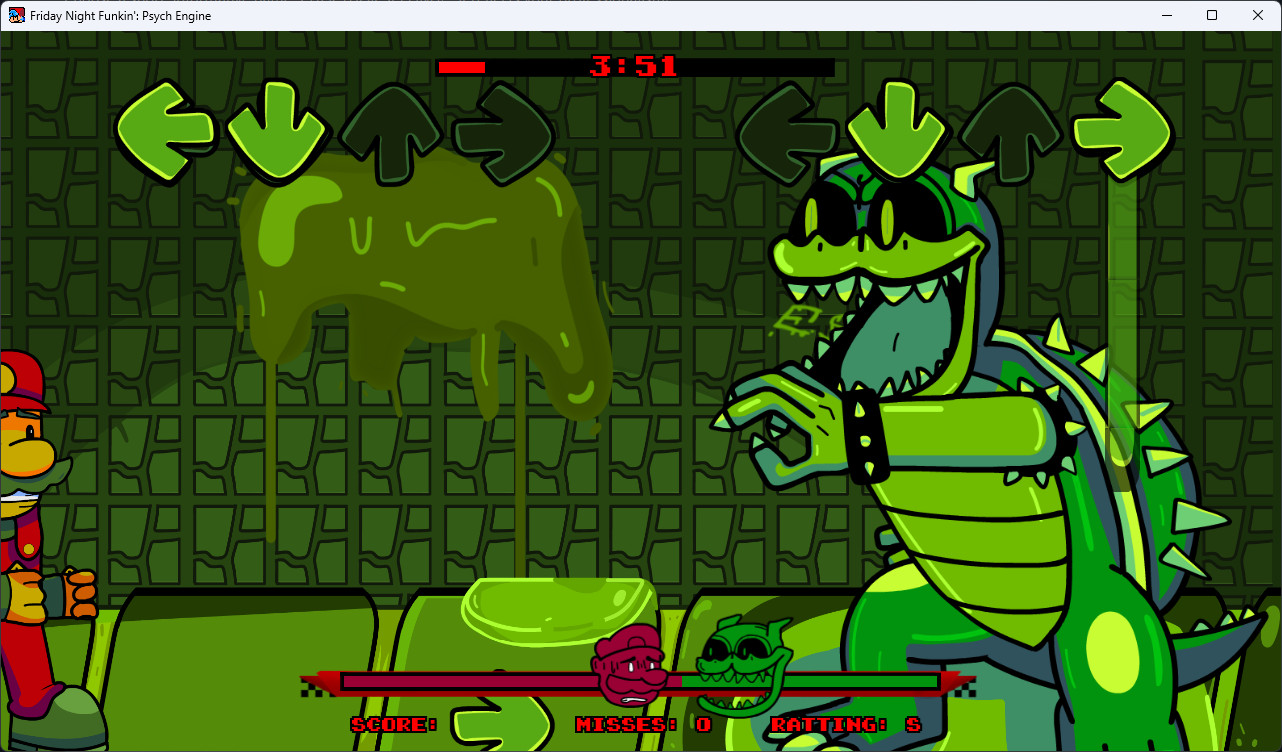 Verdant(Vs Ink Bowser)FNF Psych engine Mod for Friday Night Funkin' | FNF Mods