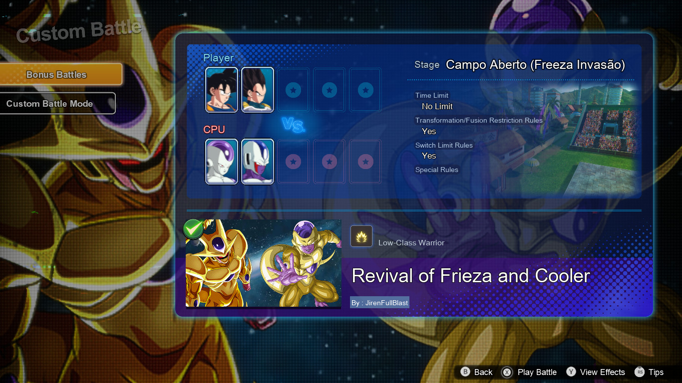 Revival of Frieza and Cooler Custom Battle Mod for Dragon Ball ...