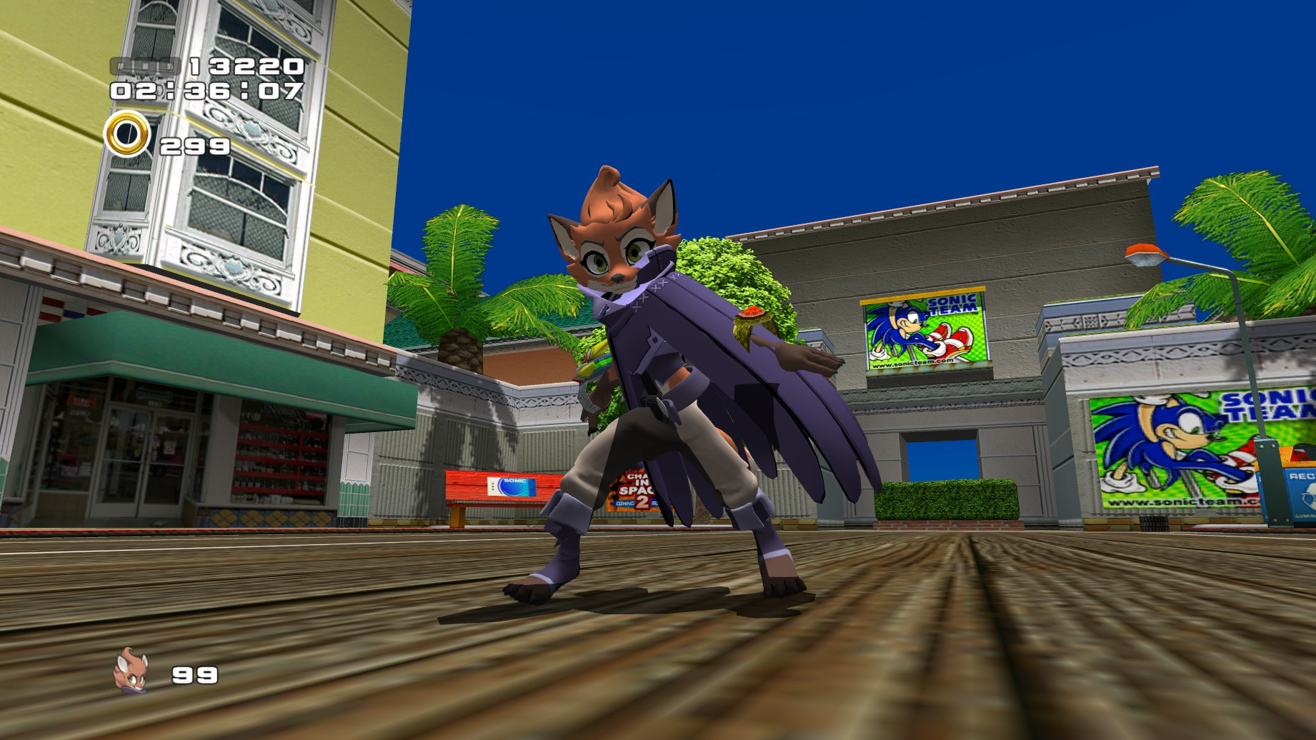 Fleet The Fox Mod for Sonic Adventure 2 | SA2 Mods
