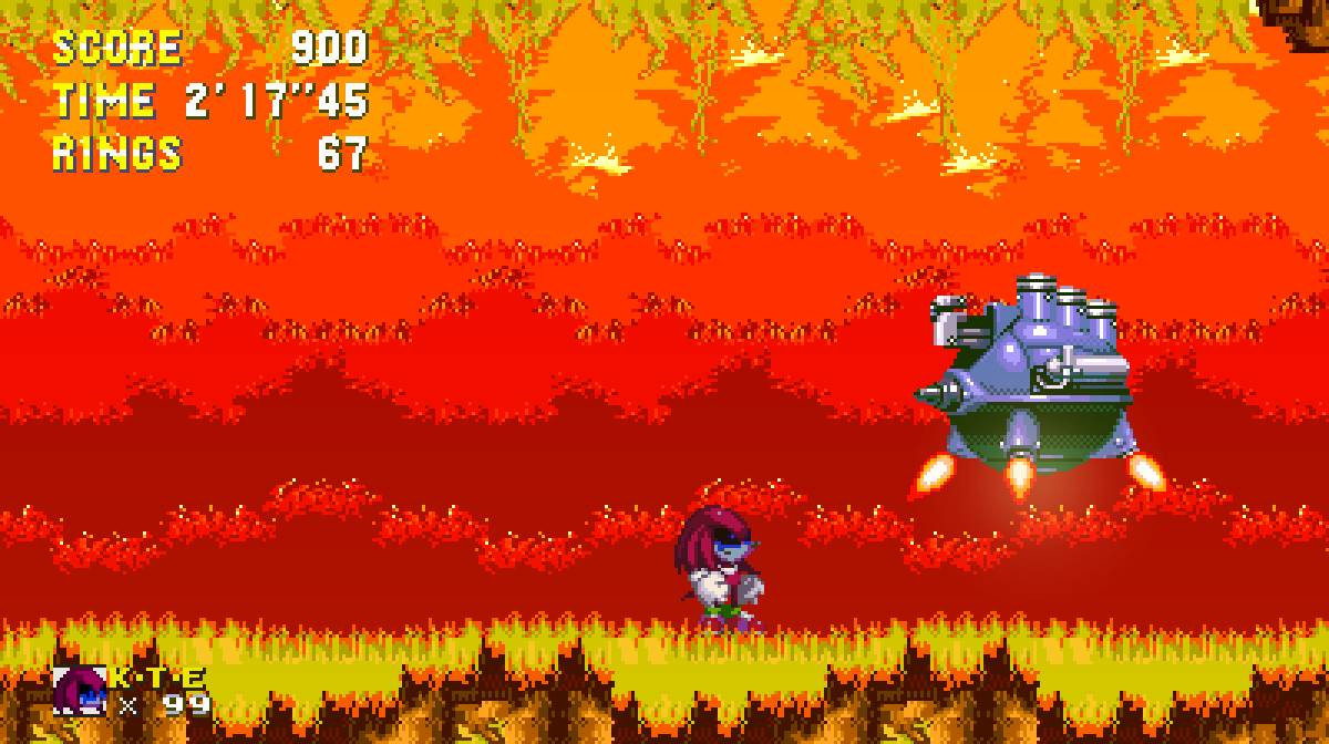 S3A.I.R Knuckles.exe Emerald's Curse Edition Mod for Sonic 3 A.I.R ...