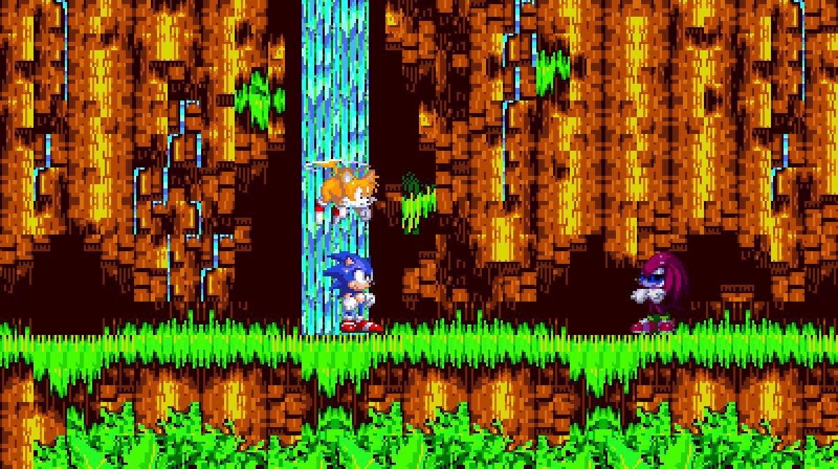 Emerald's Curse Knuckles.exe Over Knuckles Mod for Sonic 3 A.I.R ...