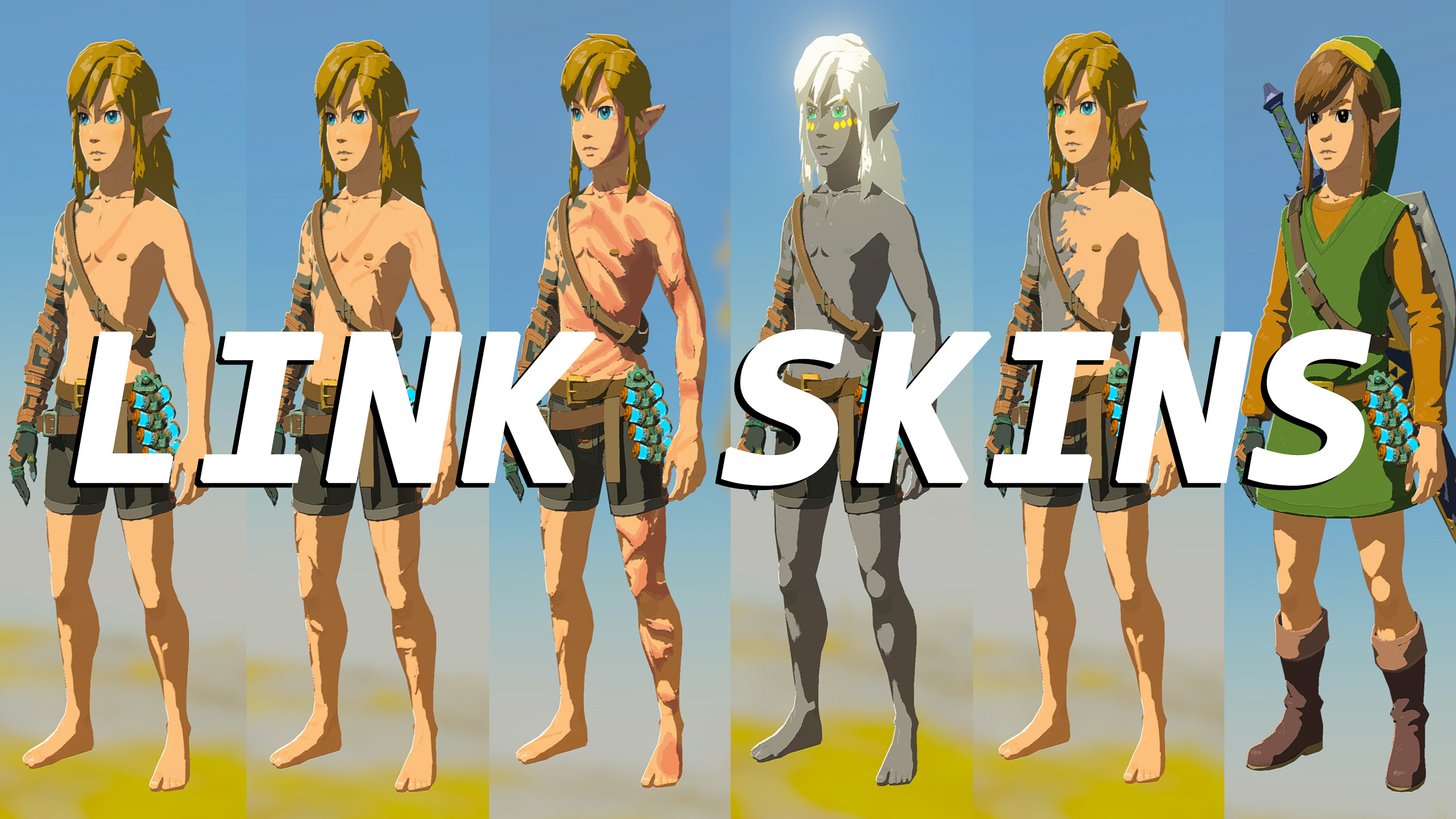 Link Skins (Scars, Burns, Raru, Classic & More!) Mod for The Legend of Zelda: Tears of the ...