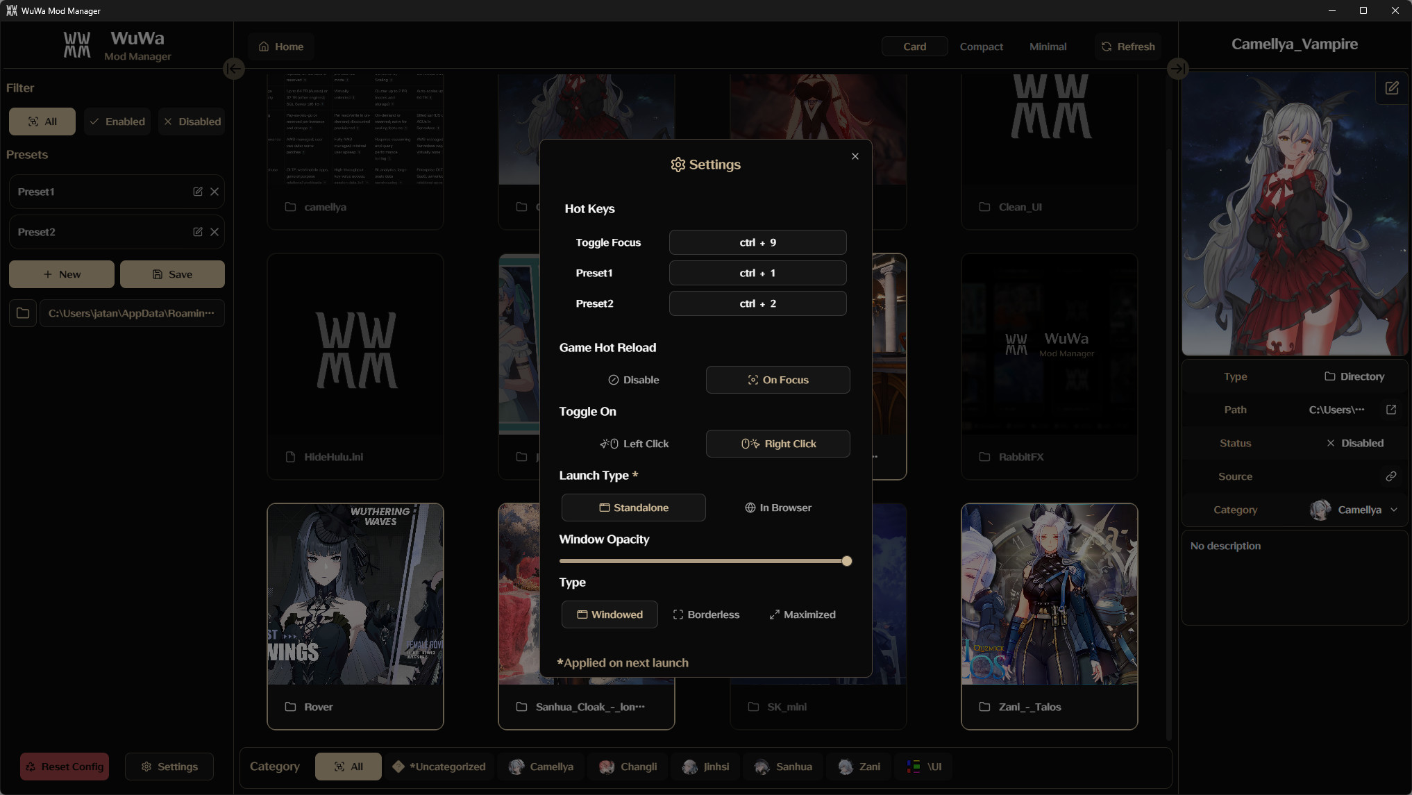 WuWa Mod Manager Mod for Wuthering Waves | WuWa Mods