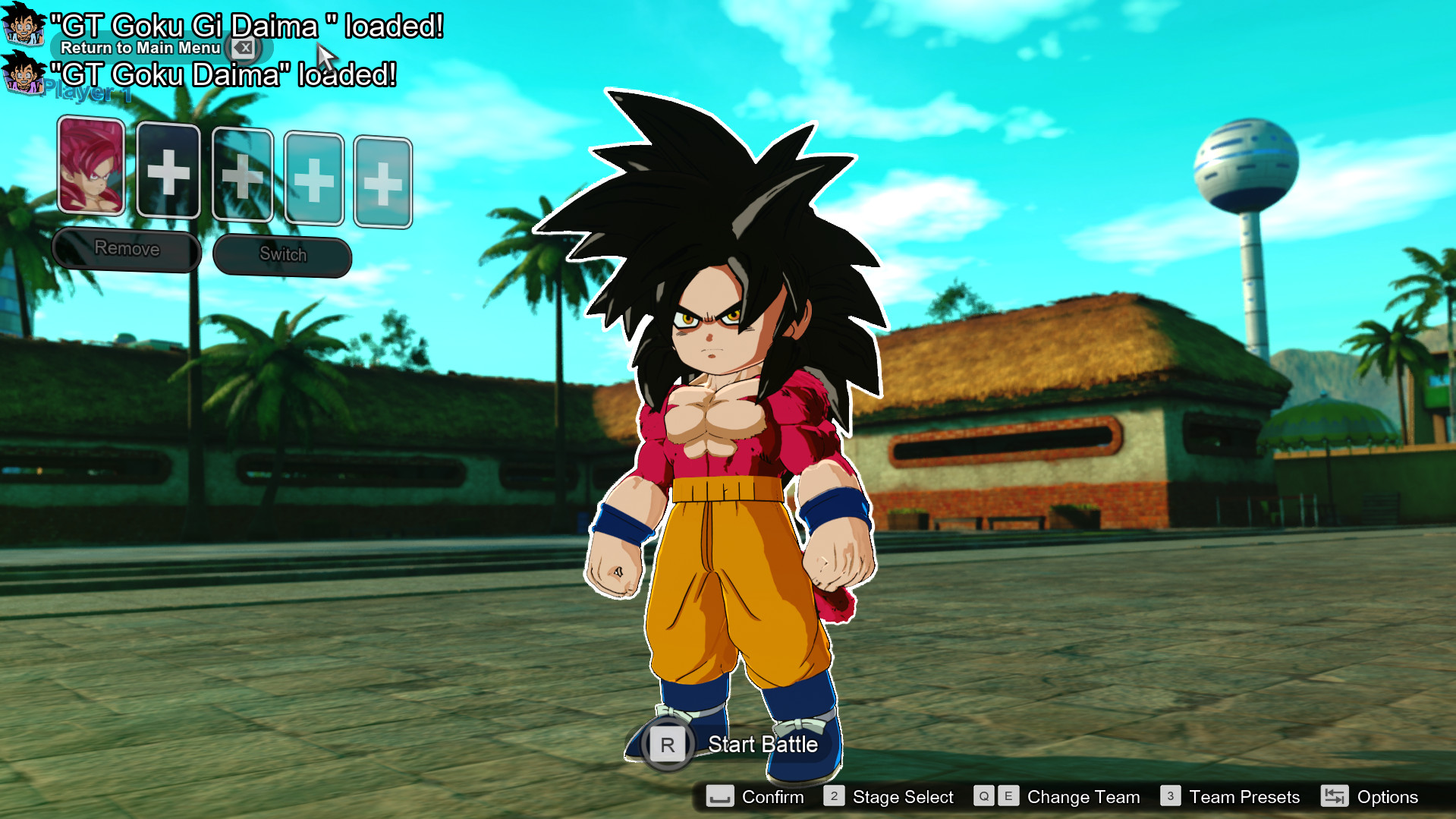 [DBCOLORZ] Goku SSJ4 Damia With GT Colors Mod for Dragon Ball: Sparking ...