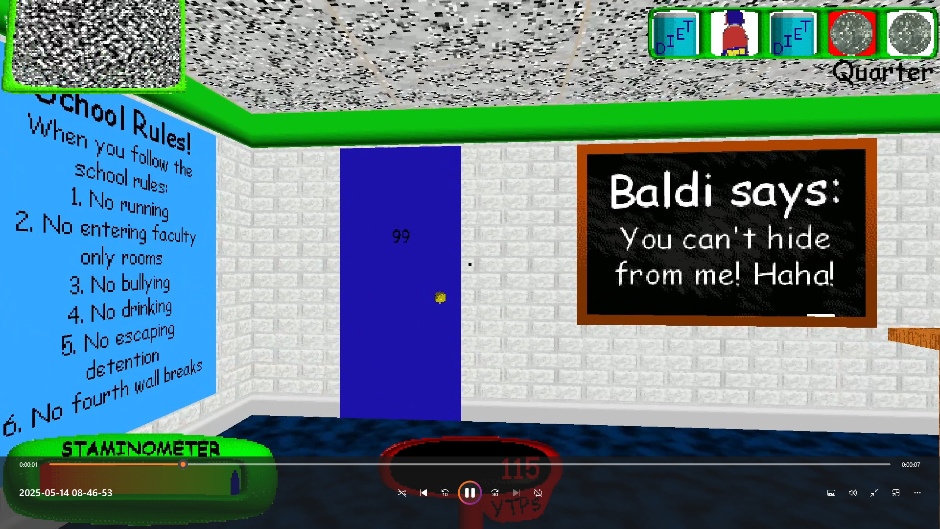 Congratulations, Your about to die! Mod for Baldi's Basics | Baldi Mods
