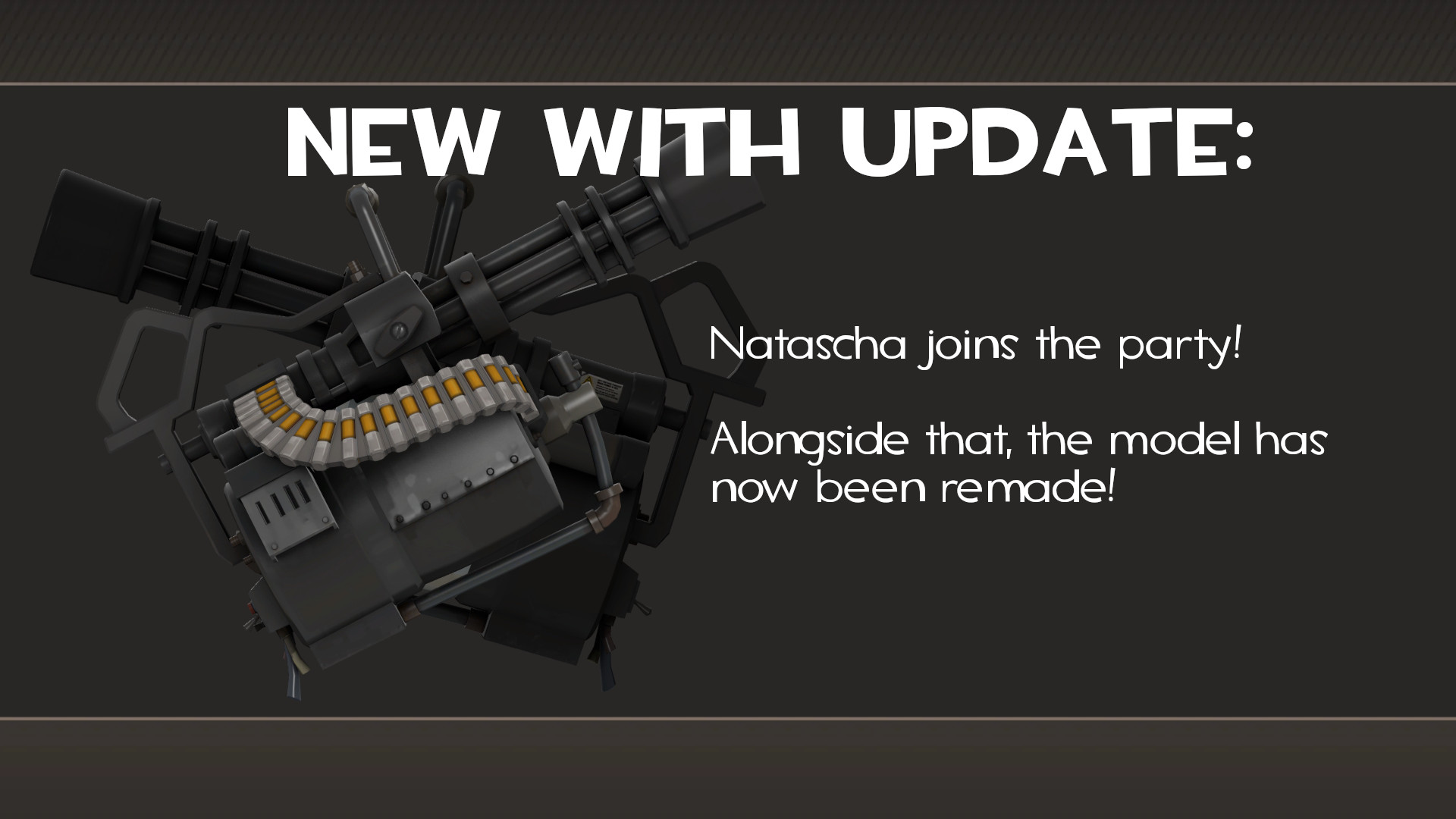 Restored Minigun (+ Natascha) Details Mod for Team Fortress 2 | TF2 Mods