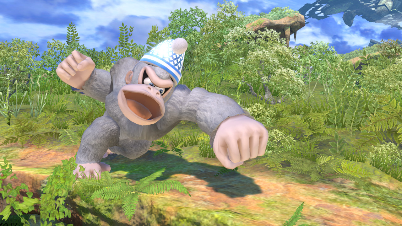 Eddie the Mean Old Yeti over Donkey Kong Mod for Super Smash Bros ...