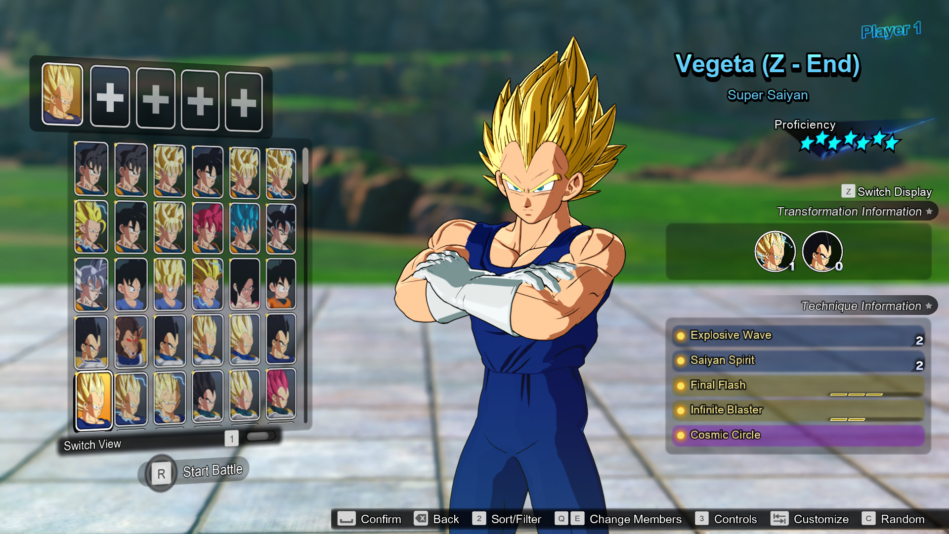 Vegeta Super's face for Early-Z-End (Replacer) Mod for Dragon Ball ...