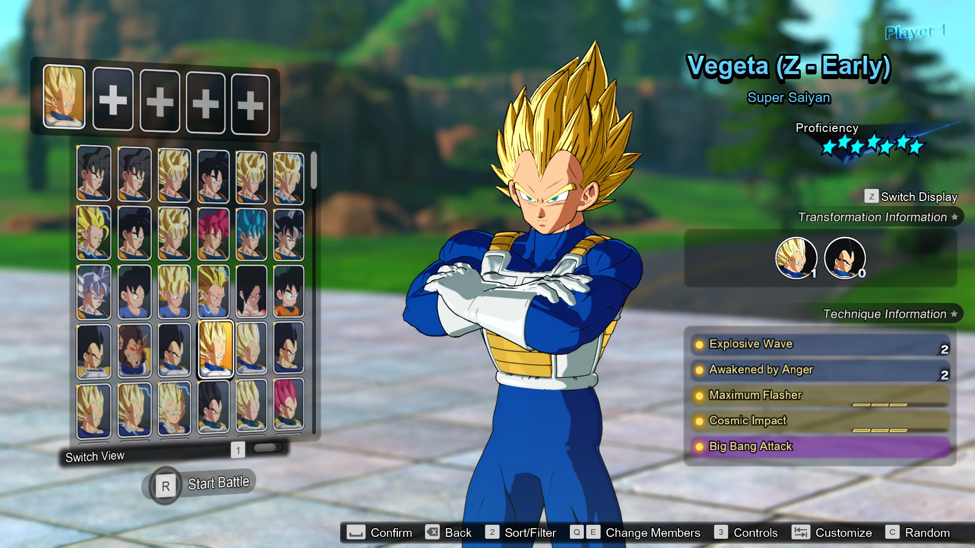 Vegeta Super's face for Early-Z-End (Replacer) Mod for Dragon Ball ...