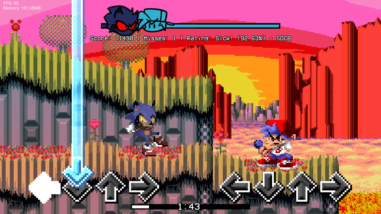 Playable Genesis (3 Acts) Mod for Friday Night Funkin' | FNF Mods