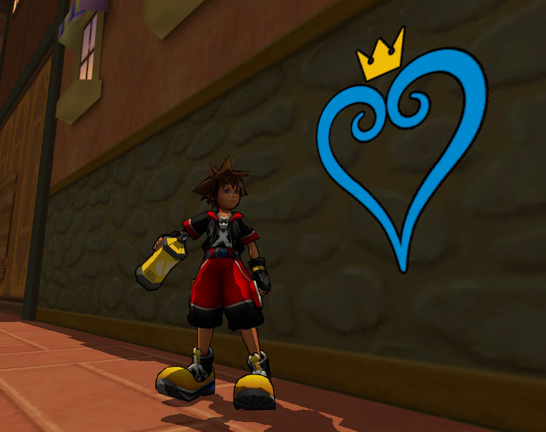 Sora (Kingdom Hearts) Mod for Bomb Rush Cyberfunk | BRC Mods