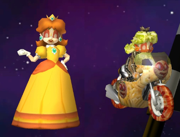 Half B. Vidja as Daisy Mod for Mario Kart Wii | MKWii Mods
