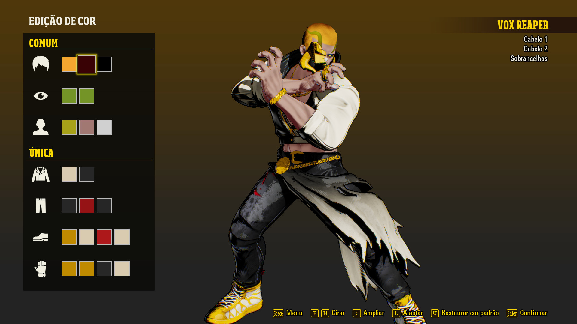 Half Masked Vox Mod for Fatal Fury: City of the Wolves | COTW Mods