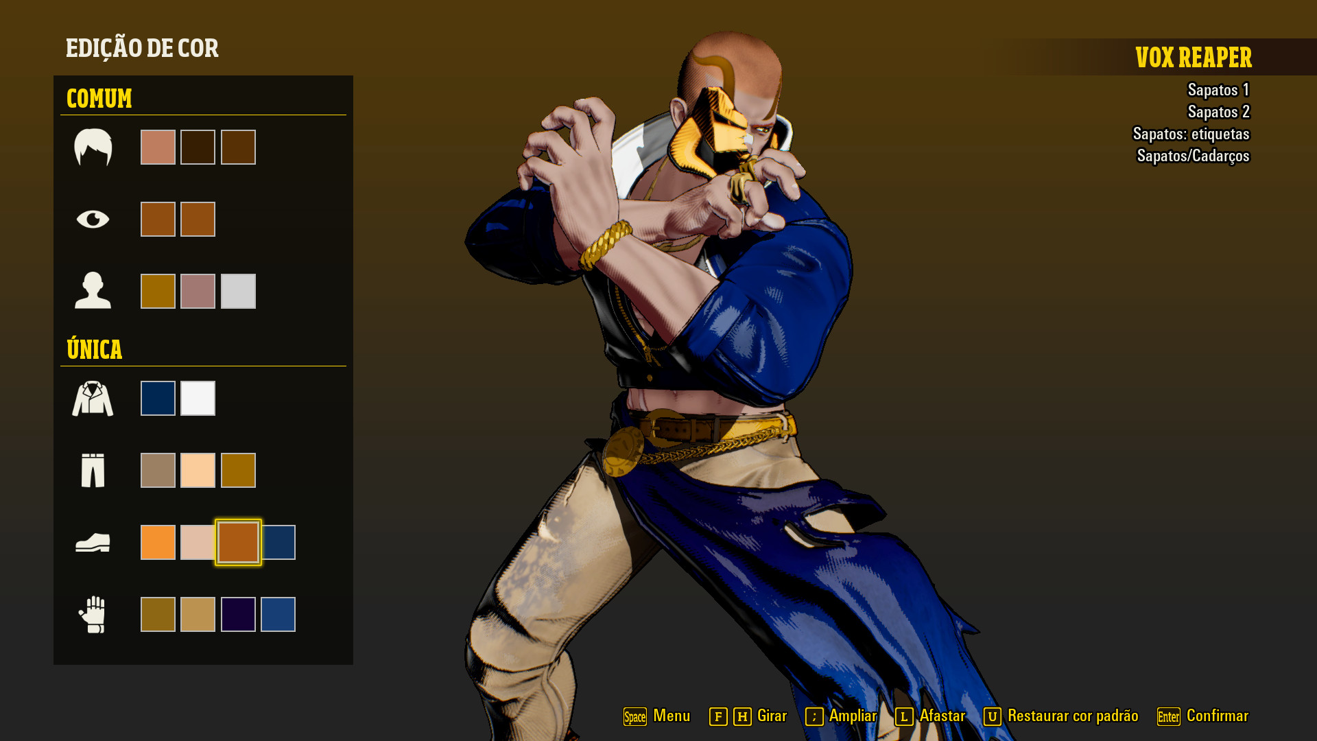 Half Masked Vox Mod for Fatal Fury: City of the Wolves | COTW Mods