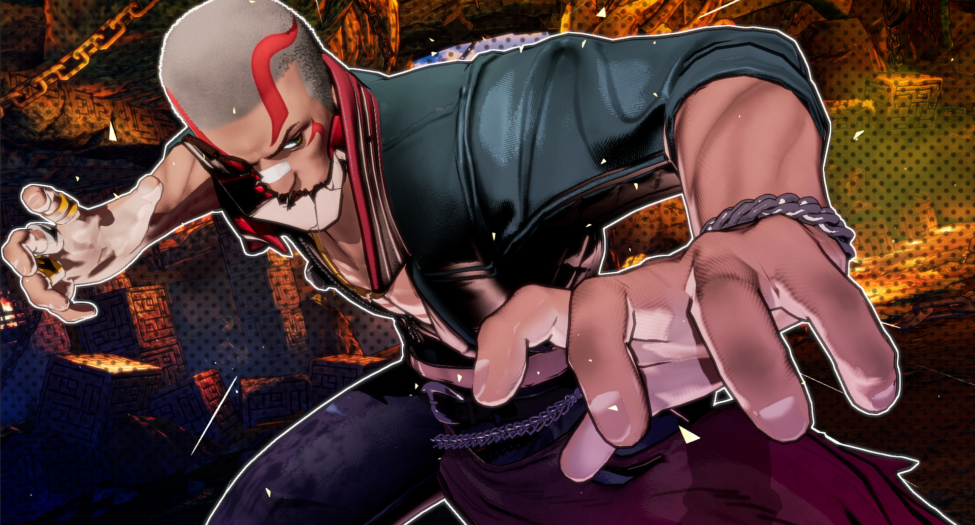 Half Masked Vox Mod for Fatal Fury: City of the Wolves | COTW Mods