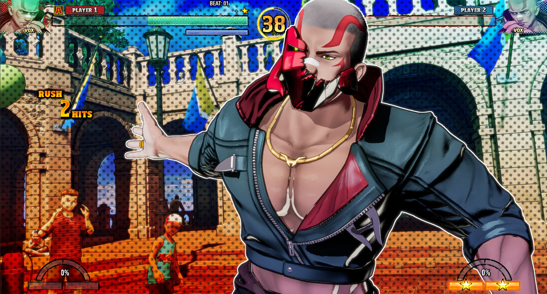 Half Masked Vox Mod for Fatal Fury: City of the Wolves | COTW Mods