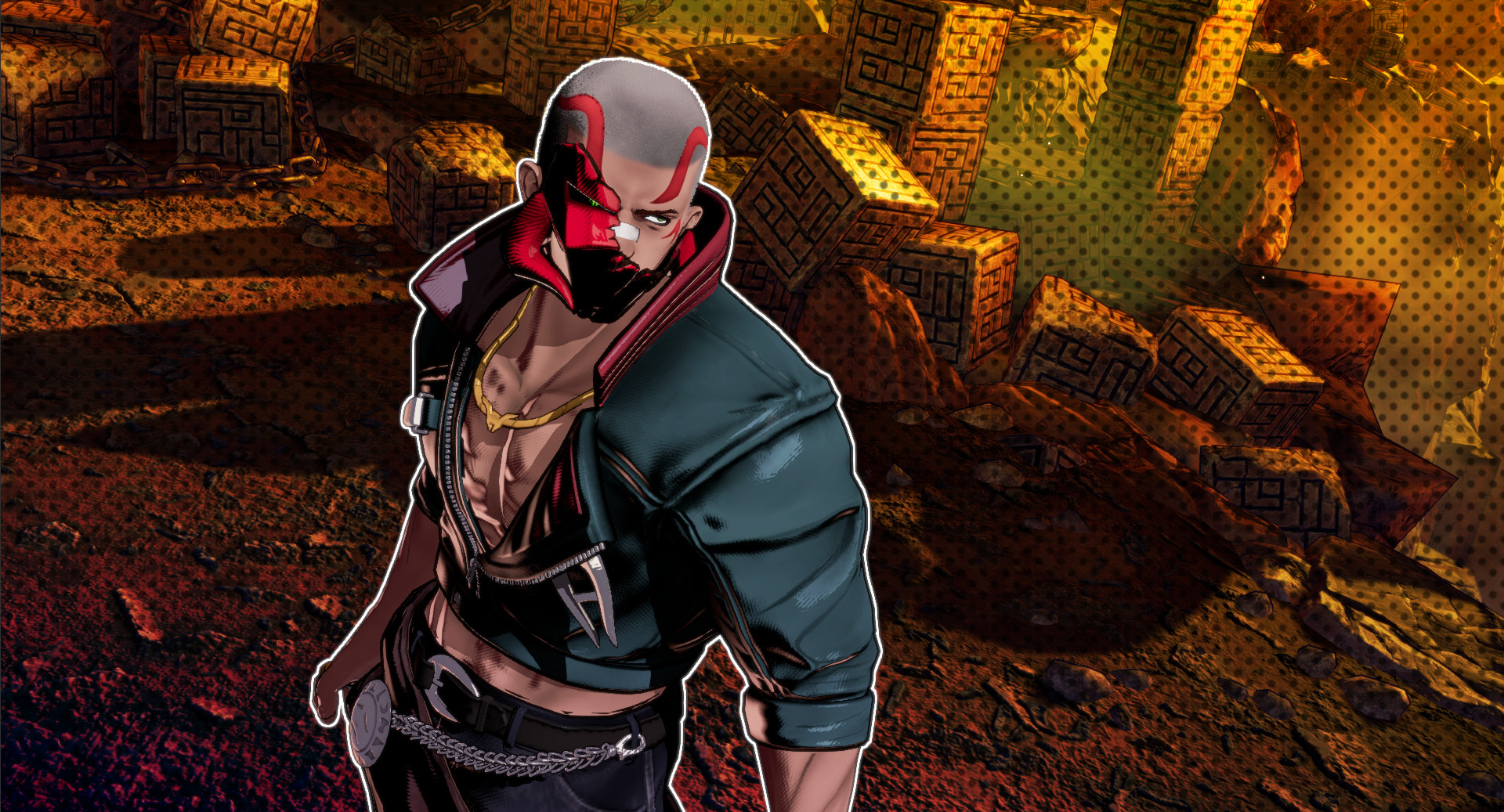 Half Masked Vox Mod for Fatal Fury: City of the Wolves | COTW Mods
