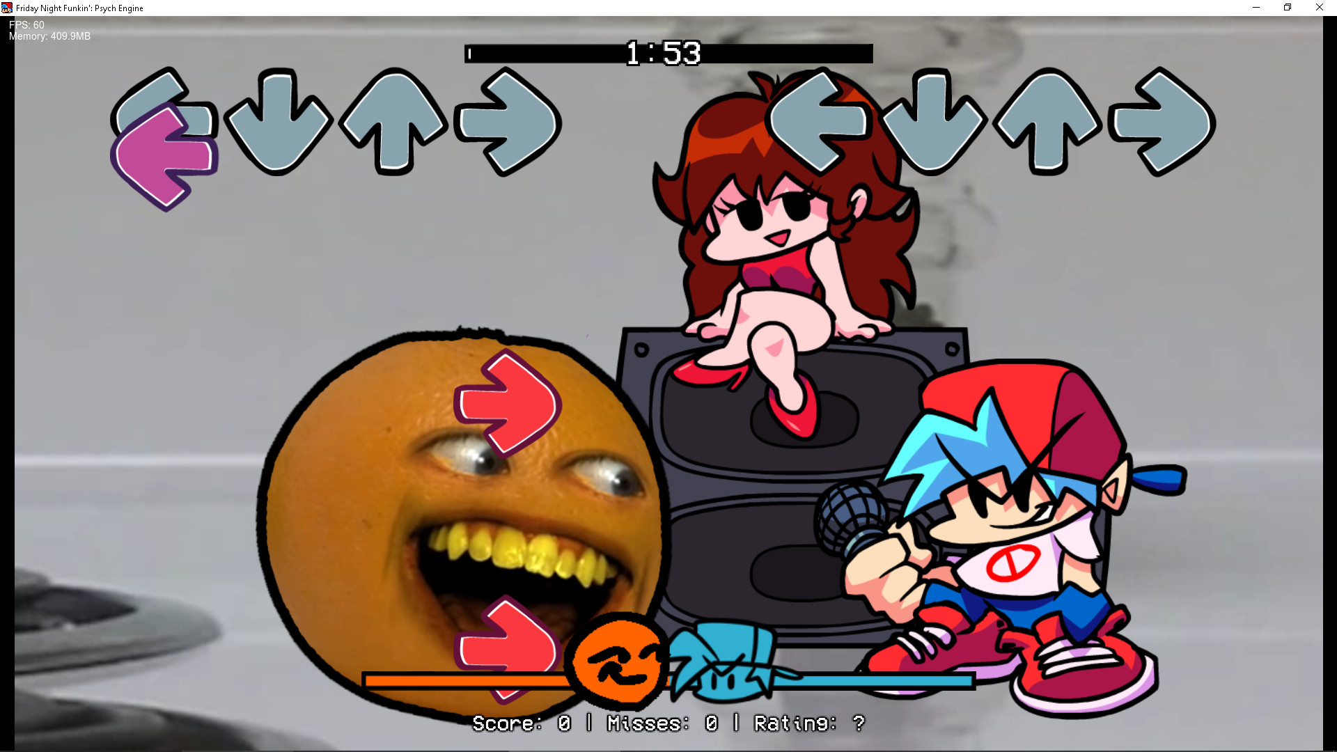 another annoying orange mod Mod for Friday Night Funkin' | FNF Mods