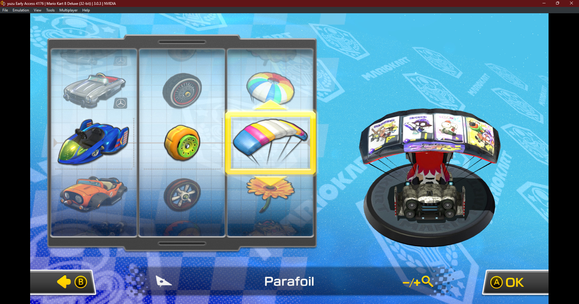 Custom Splatoon Trading Cards Glider mod MK8D Mod for Mario Kart 8 ...
