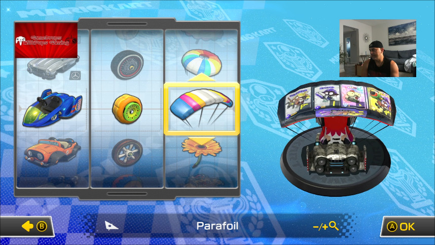 Custom Splatoon Trading Cards Glider mod MK8D Mod for Mario Kart 8 ...