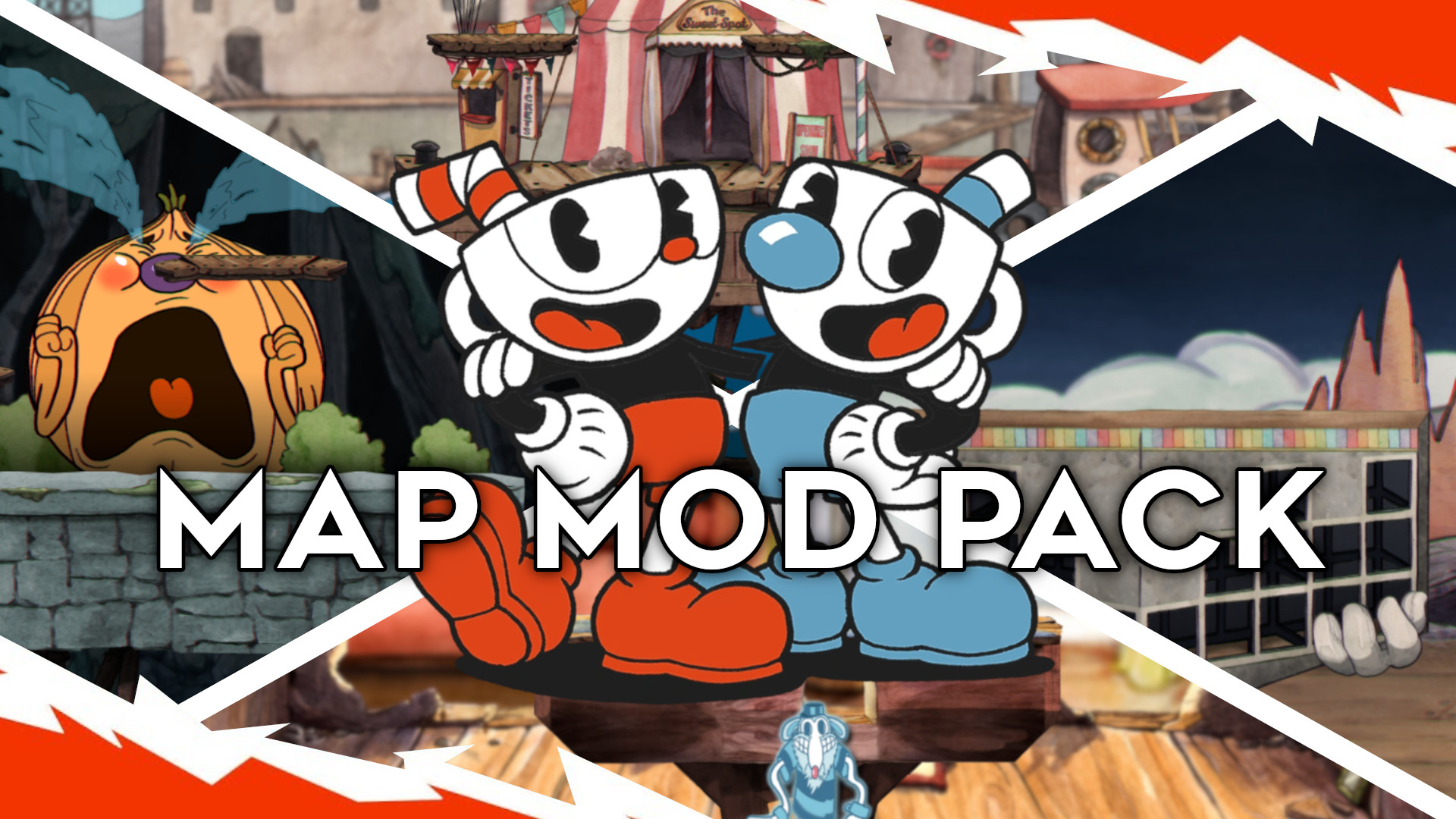 Brawlhalla X Cuphead - Map Mod Pack Mod for Brawlhalla | BHalla Mods