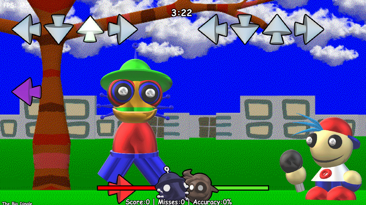 FNF DNB: Golden Apple 1.2 Hud Mod for Friday Night Funkin' | FNF Mods