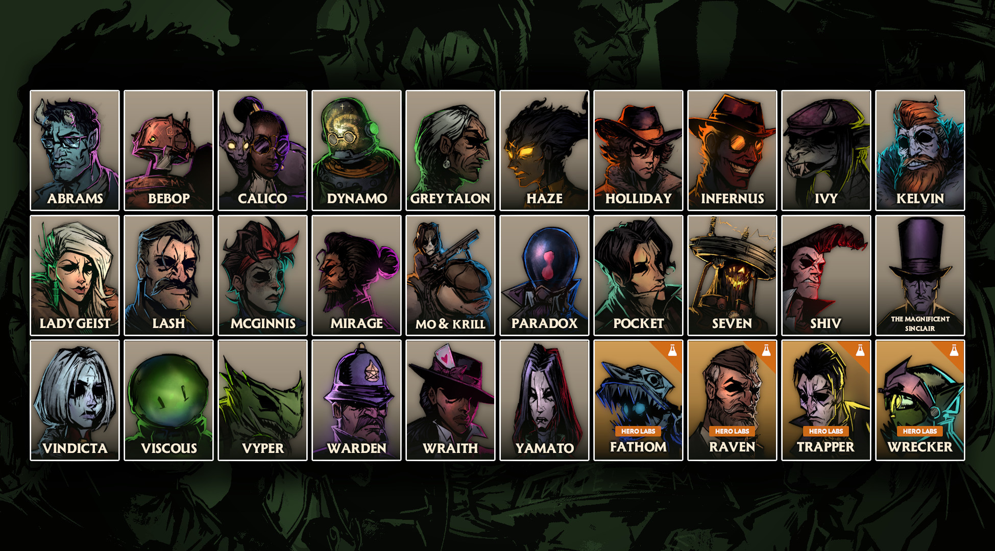 DARKEST DEADLOCK Portraits Mod for Deadlock | DL Mods