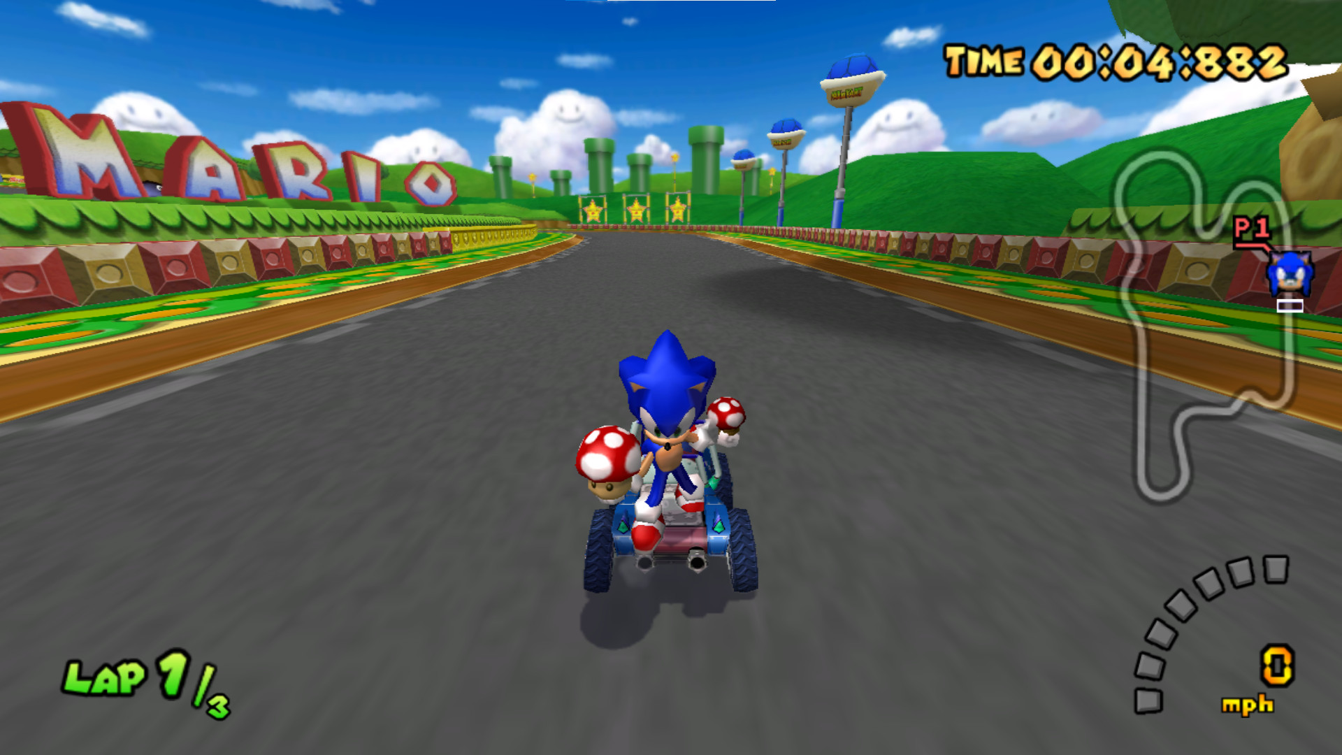Sonic the Hedgehog Mod for Mario Kart: Double Dash!! | MKDD Mods