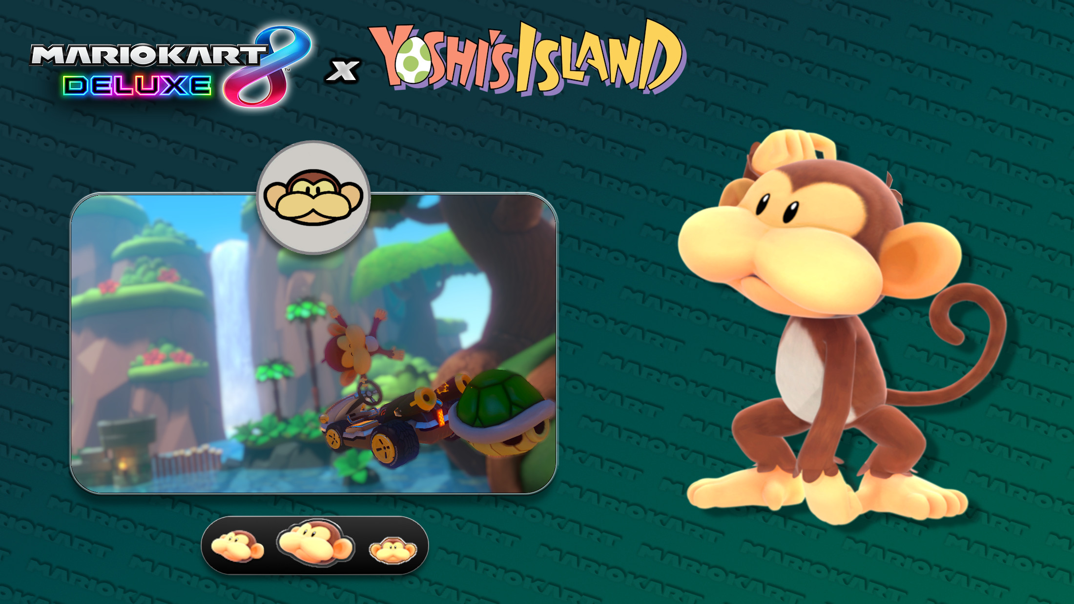 Ukiki Mod for Mario Kart 8 Deluxe | MK8D Mods