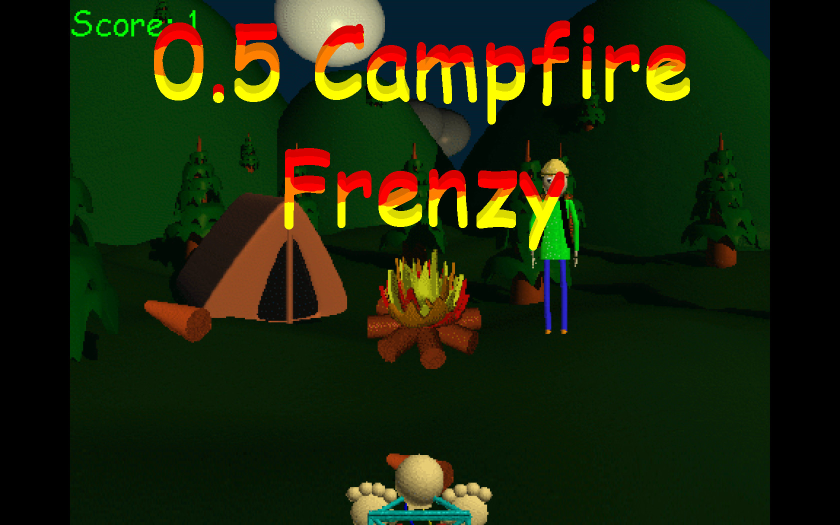 0.5 Campfire Frenzy Mod for Baldi's Basics | Baldi Mods