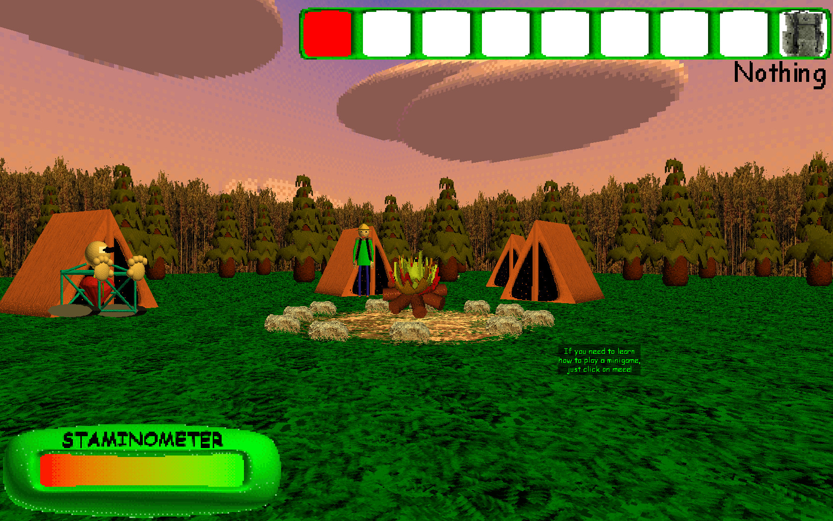 0.5 Campfire Frenzy Mod for Baldi's Basics | Baldi Mods