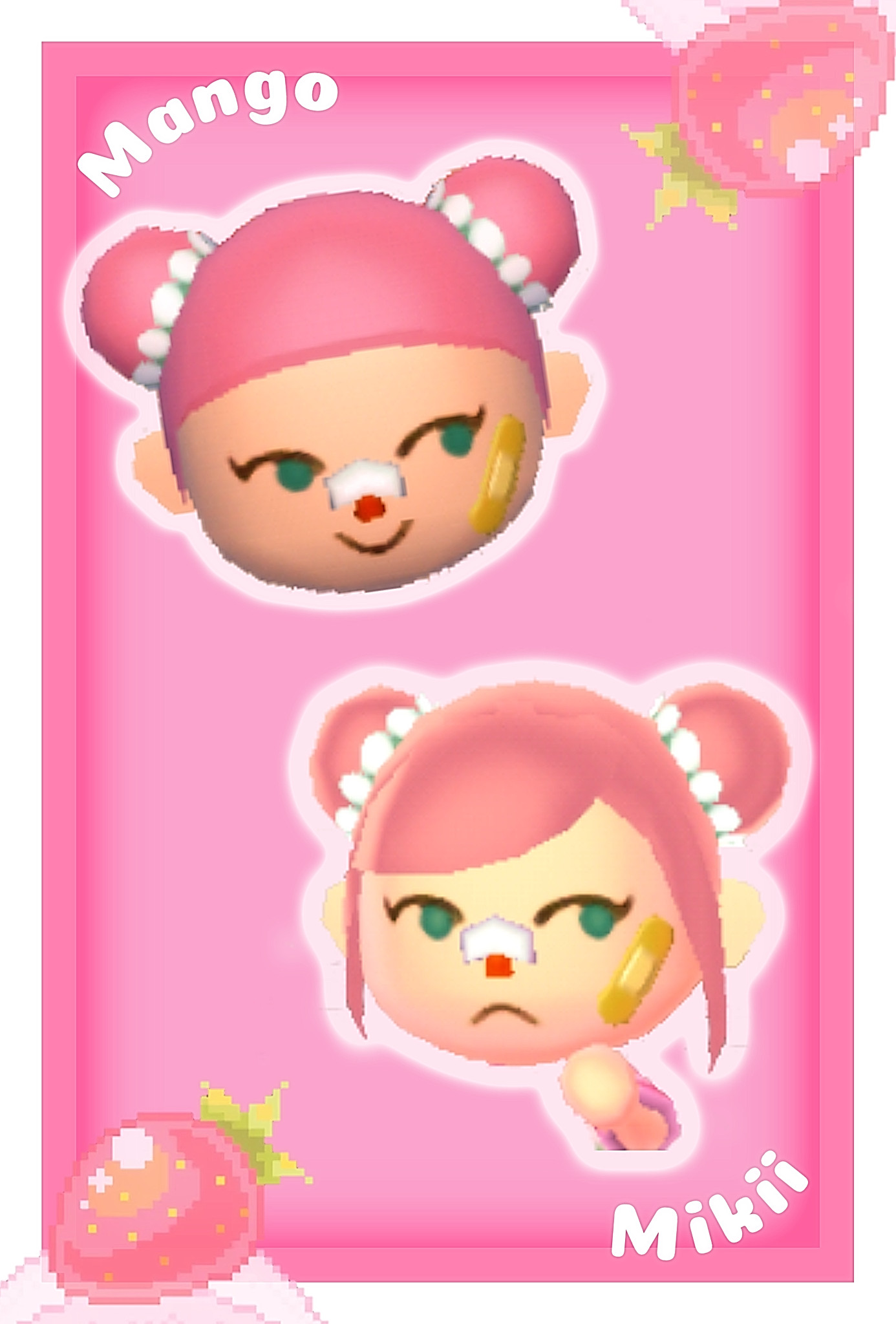 ♡Bun + Bangs Hair Override♡ Mod for Animal Crossing: New Leaf | AC:NL Mods