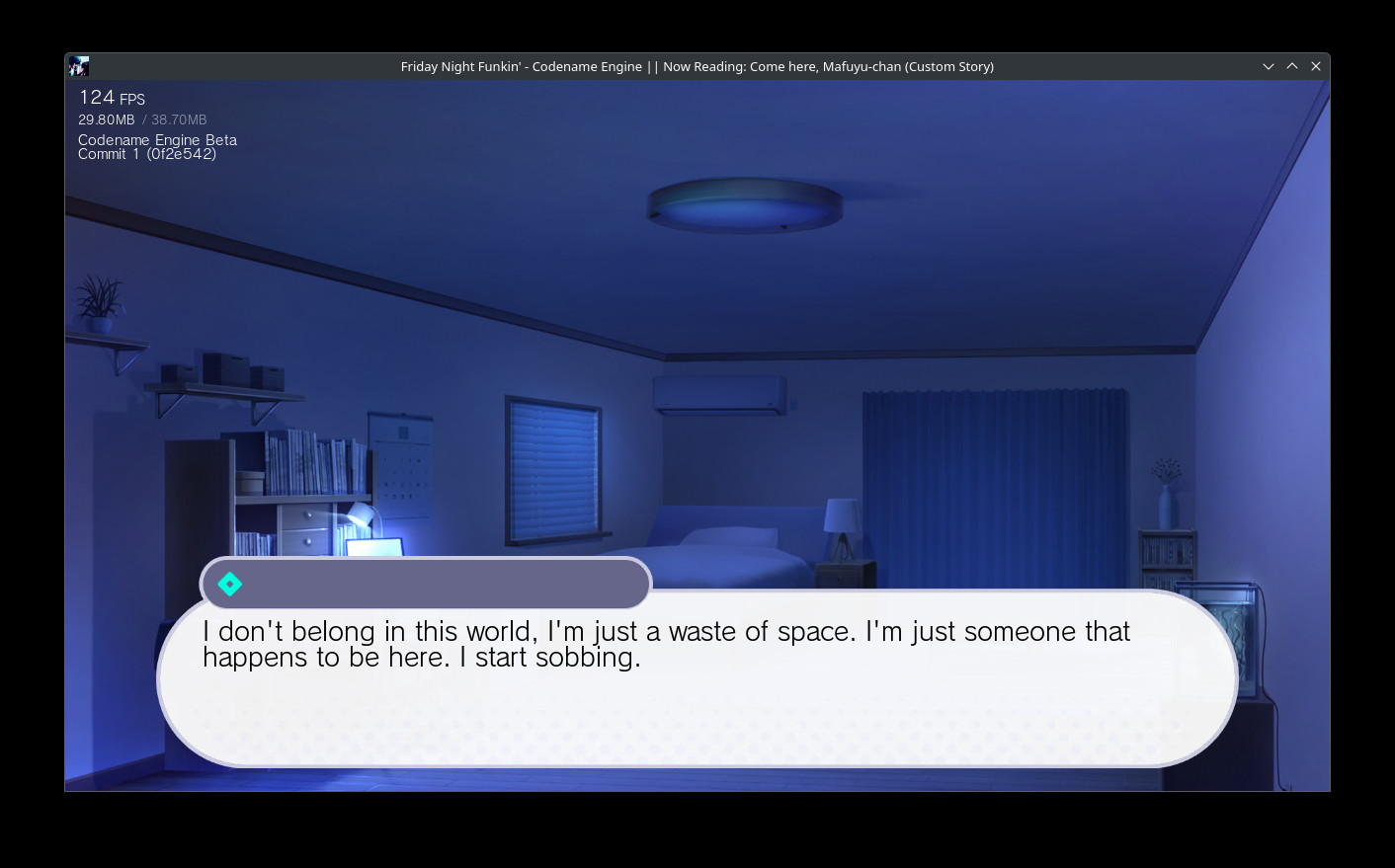 Come here, Mafuyu-chan (CNE Visual Novel) Mod for Friday Night Funkin' | FNF Mods