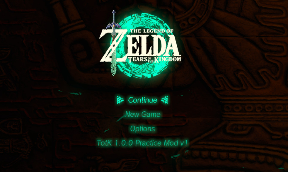 TotK 1.0.0 Speedrun Practice Mod Mod for The Legend of Zelda: Tears of ...