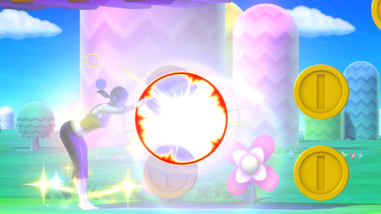 Wii Fit Blue and Yellow effects Mod for Super Smash Bros. Ultimate ...