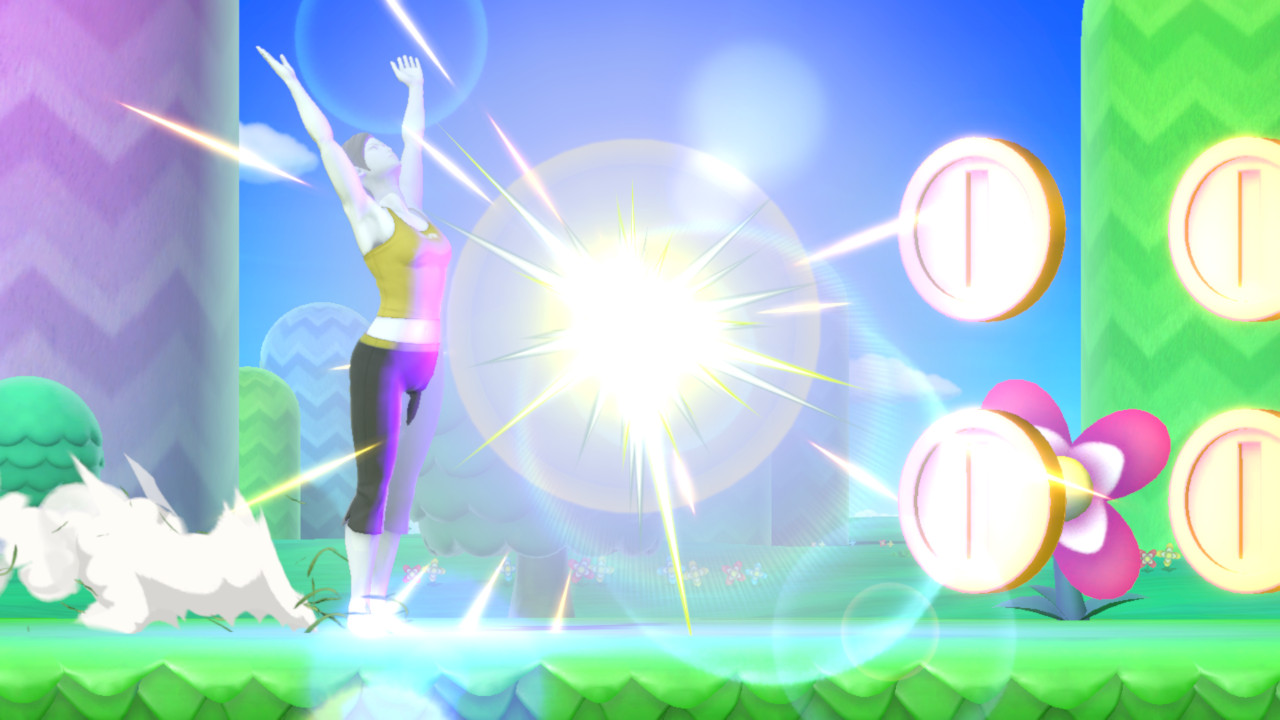 Wii Fit Blue and Yellow effects Mod for Super Smash Bros. Ultimate ...