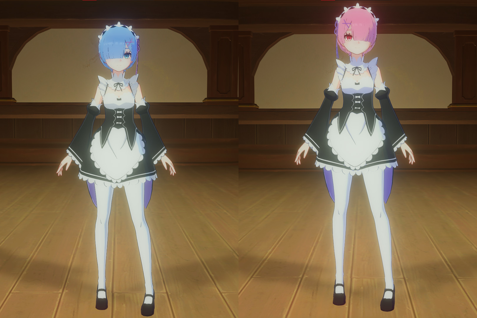 Rem/Ram over Furina Mod for Genshin Impact | GI Mods